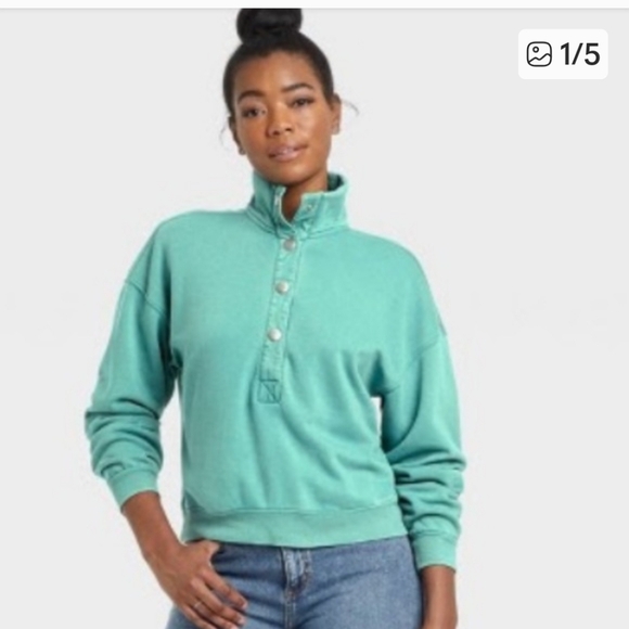 Universal Thread | Tops | Universal Thread Teal Collared Top | Poshmark